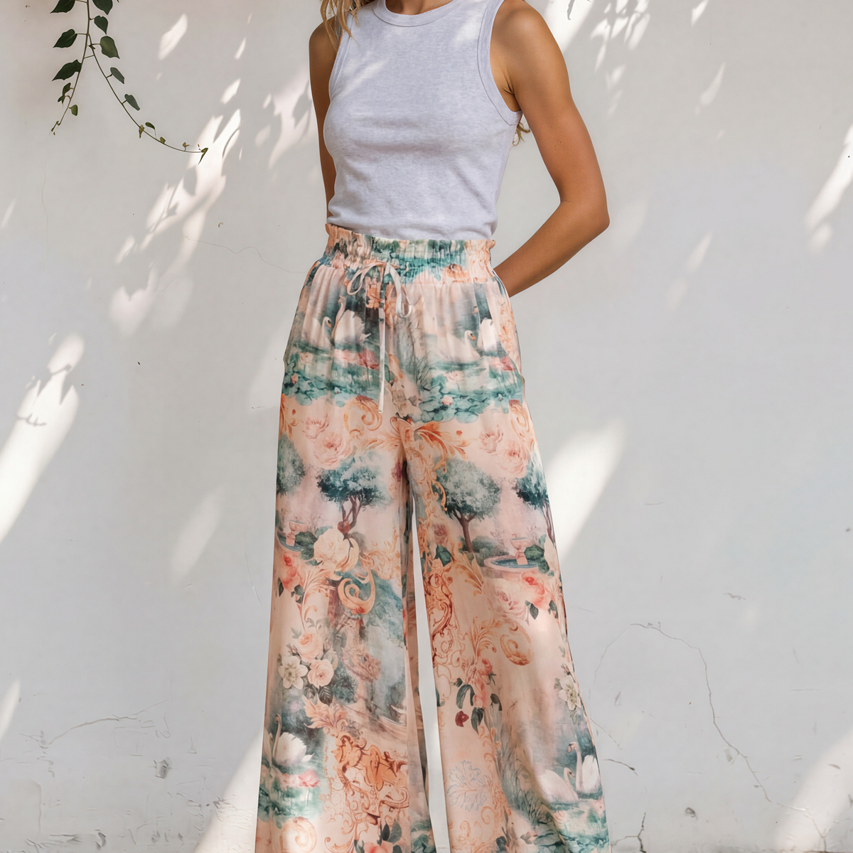 Shop Trending Bottoms: Charli Pants - Swanlea Print | saltycrush.com ...