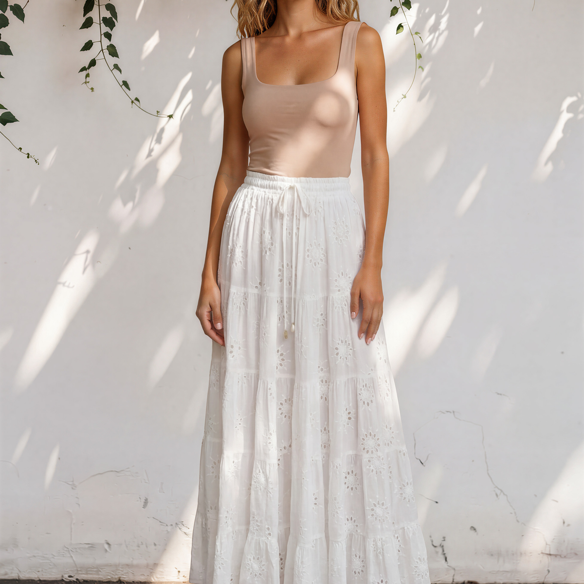 Shop New: Blanche Maxi Skirt in White | saltycrush.com – Salty Crush