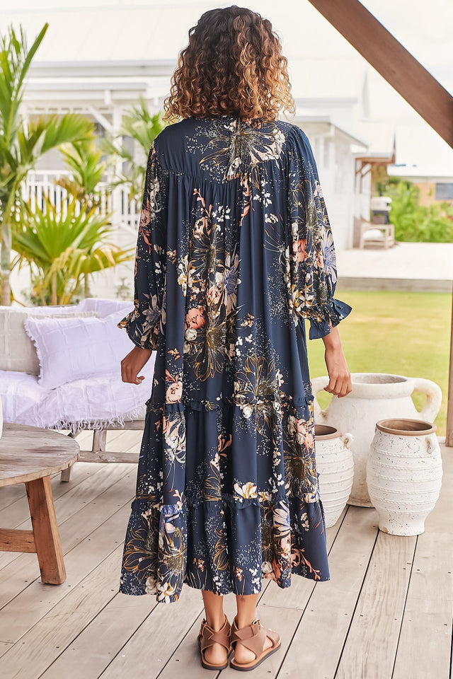 Shop Exclusives: Briana - Indigo Midi Dress | saltycrush.com – Salty Crush