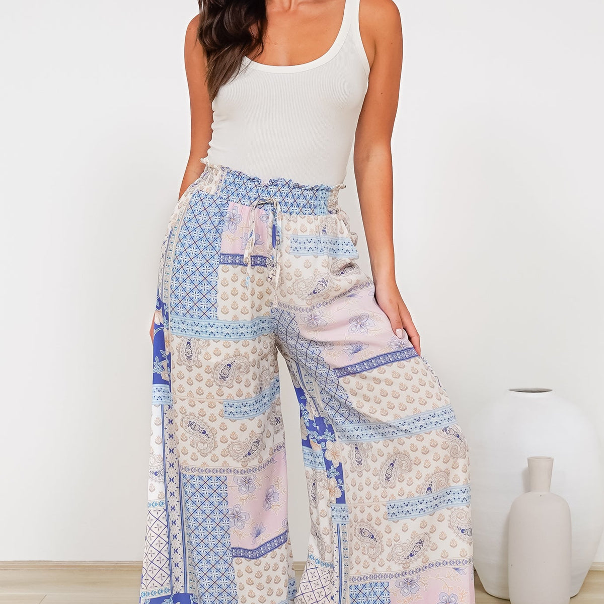 Shop Trending Bottoms: Charli Pants - Evelon Print | saltycrush.com ...