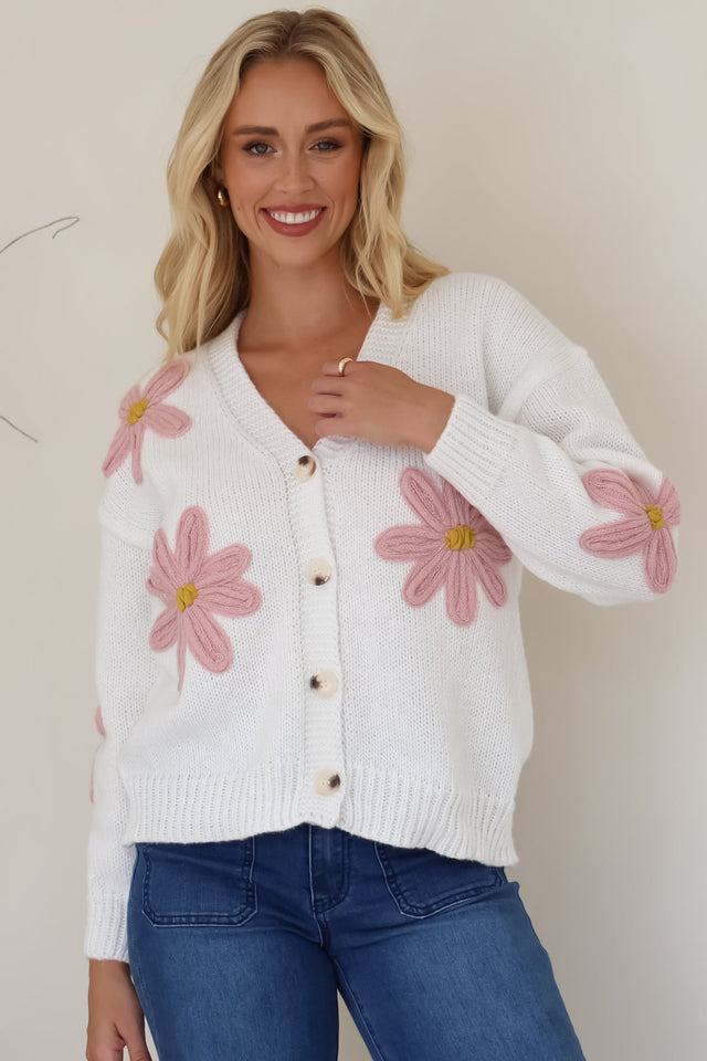 Shop Cozy Knitwear: Daisy Belle Cardigan - White | saltycrush.com ...