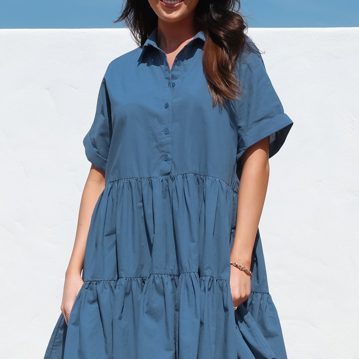 Shop Dresses: Estelle Mini Dress - Dark Blue | saltycrush.com – Salty Crush