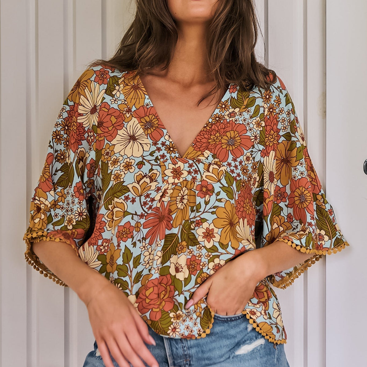 Exclusive Jaase Tops: Gabriella Top - Mimosa Print | saltycrush.com ...