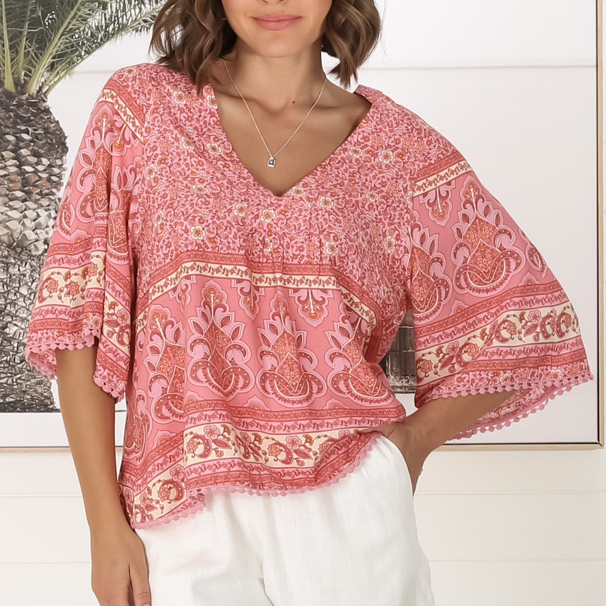 Jaase | Gabriella - Strawberries and Cream Top | Salty Crush