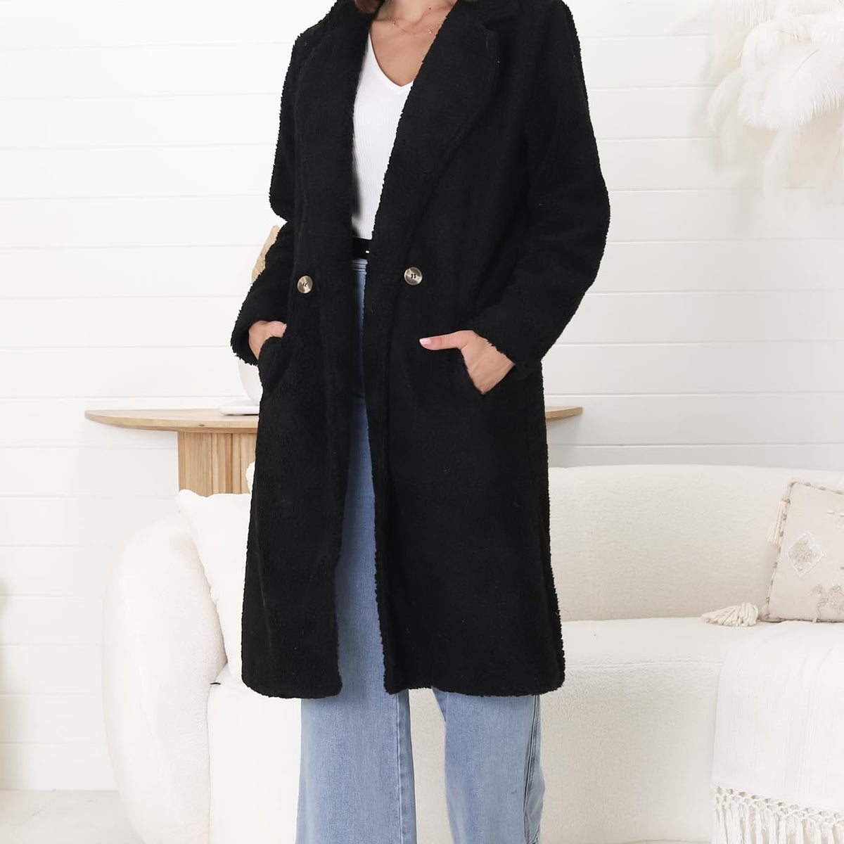 Get Outerwear: Rooney Coat in Black | saltycrush.com – Salty Crush