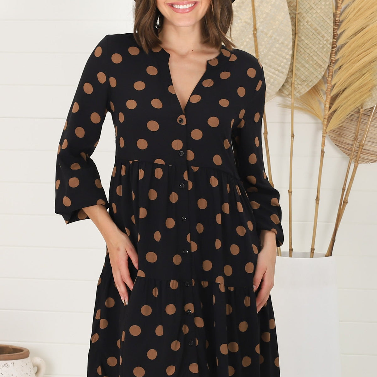 Sarah Mini Dress - Mahony Print - Salty Crush Dresses | saltycrush.com