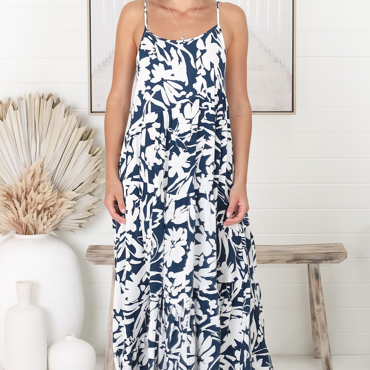 Shop Dresses: Kana - Charis Maxi Dress - Blue – Salty Crush