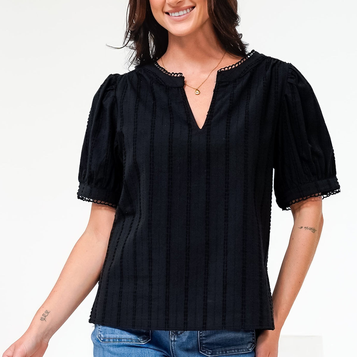 Casual Tops: Loyalty Top - Black | saltycrush.com – Salty Crush