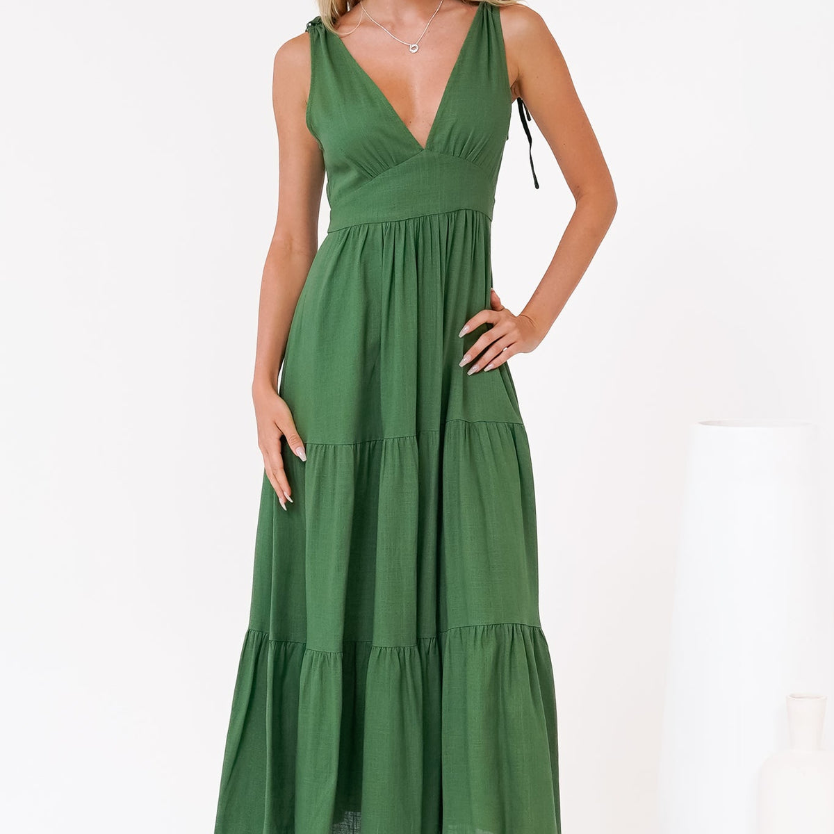 Shop: Maude Maxi Dress - Green | Dresses @ saltycrush.com – Salty Crush