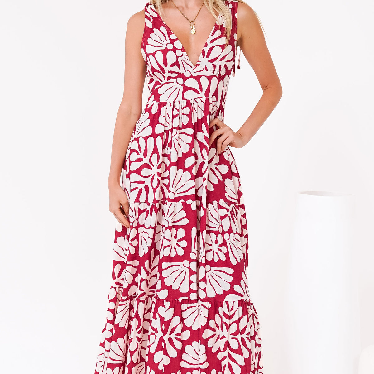 Maude Maxi Dress - Lunie Print | Salty Crush Dresses Collection