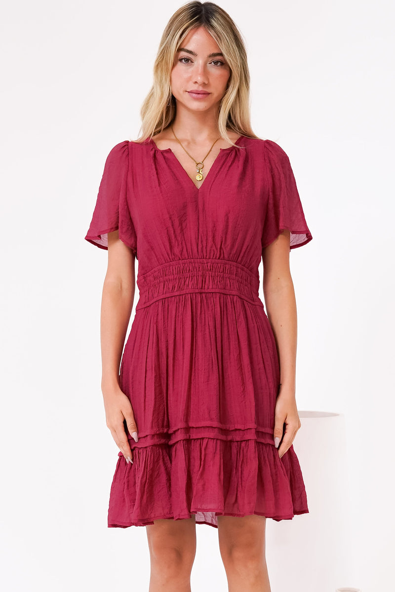 Discover: Payton Mini Dress - Cherry Red | saltycrush.com – Salty Crush