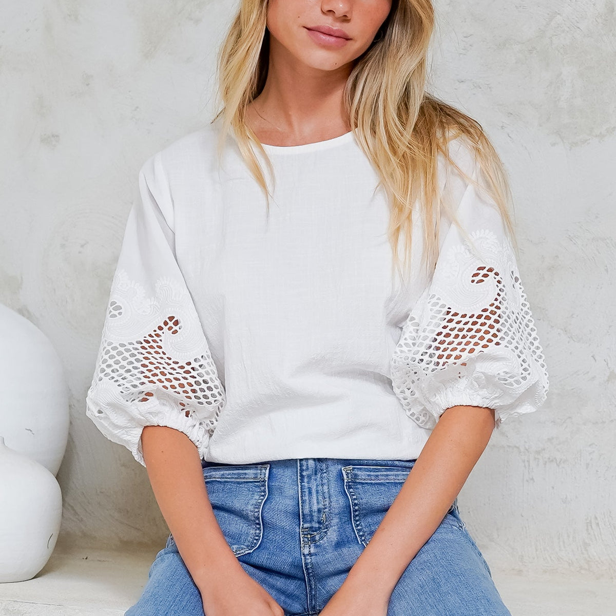 Discover our Polly Top - White | Casual Tops at saltycrush.com – Salty ...