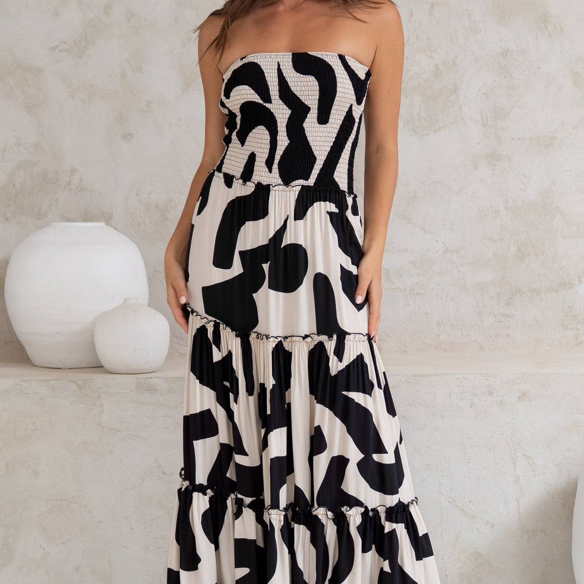 Summer Dresses: Rhea Maxi Dress - Halsey Print | saltycrush.com – Salty ...