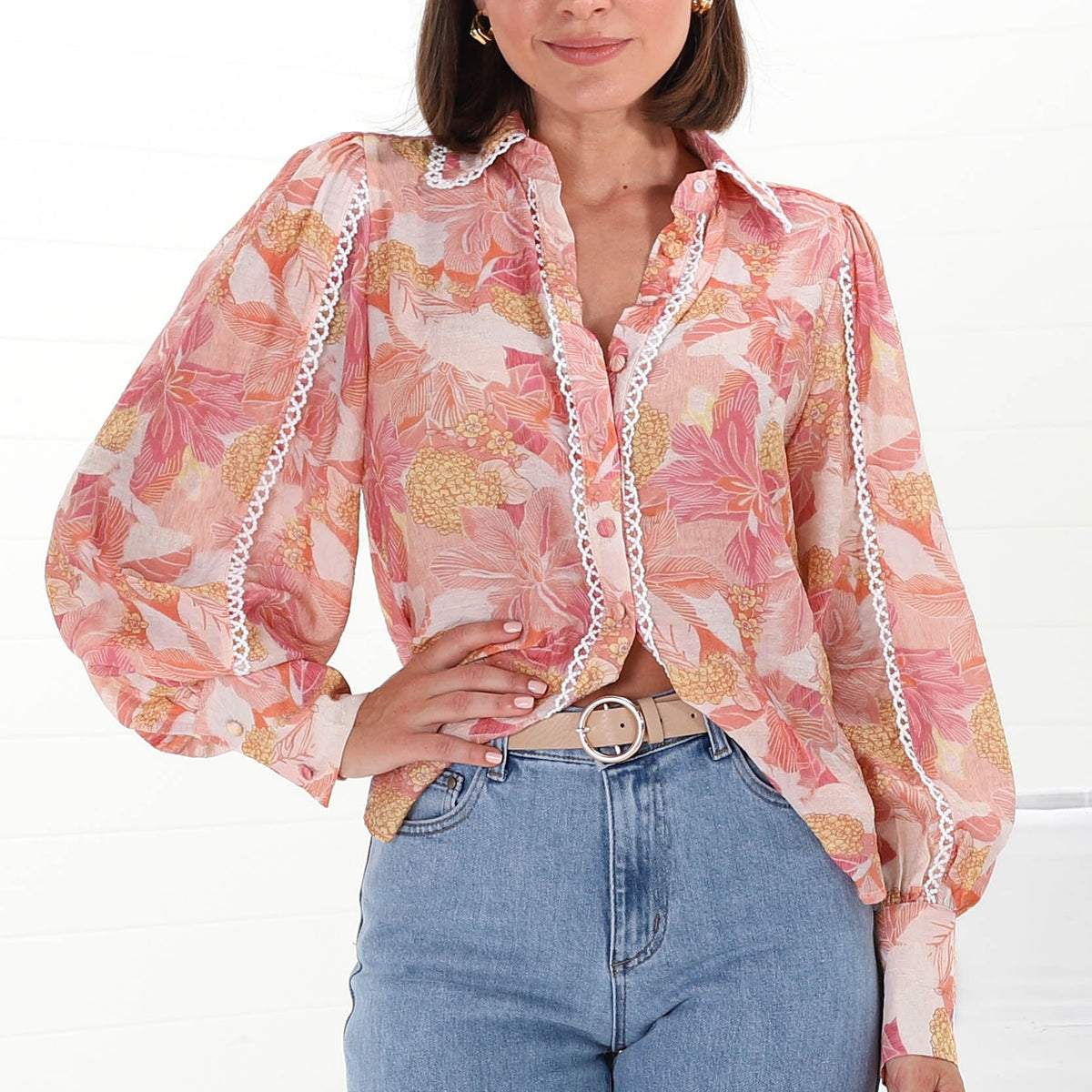 Discover Tops: Shiloh Blouse - Lola Print | Salty Crush Best Sellers