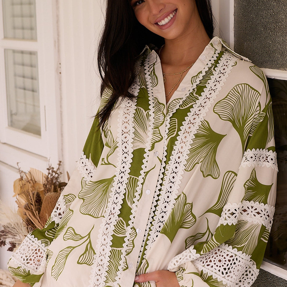 Shop Jaase: Viola Blouse - Emery Print | saltycrush.com – Salty Crush