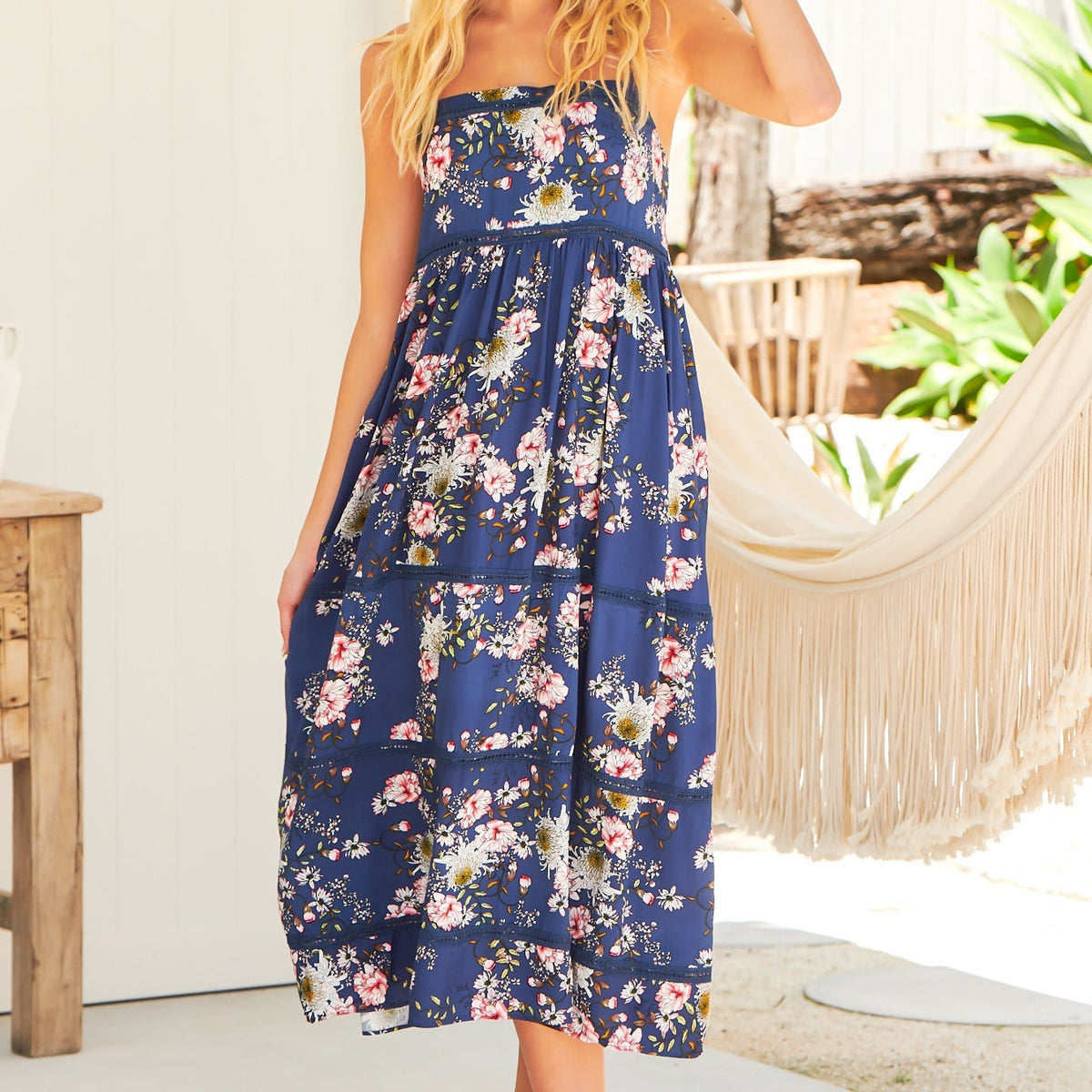 Shop Jaase: Heidi Midi Dress - Piana Print | Exclusively at Salty Crush